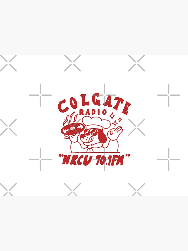 "WRCU - Colgate Radio" Sticker for Sale by deepfriedbeens | Redbubble