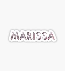 Marissa Name Stickers | Redbubble