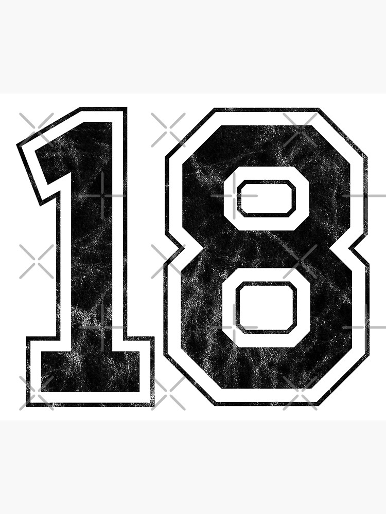 "Number 18" Poster for Sale by PaulSDesign | Redbubble
