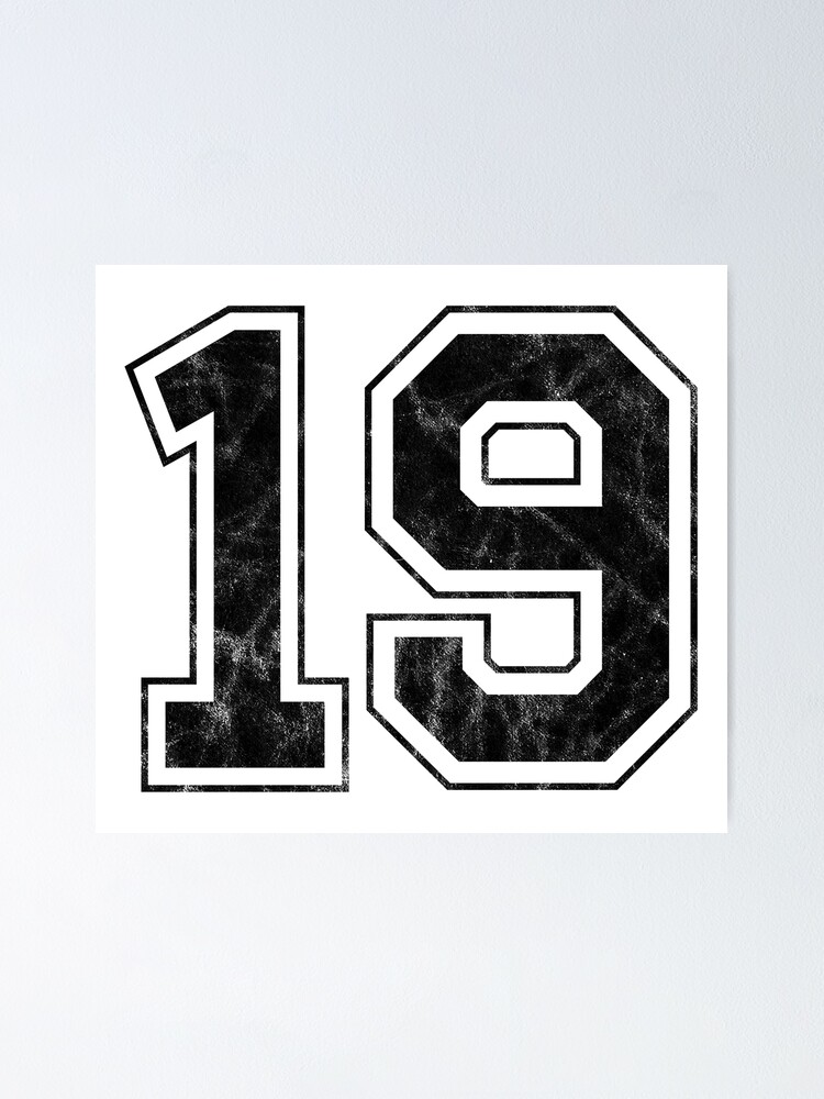 "Number 19" Poster for Sale by PaulSDesign | Redbubble