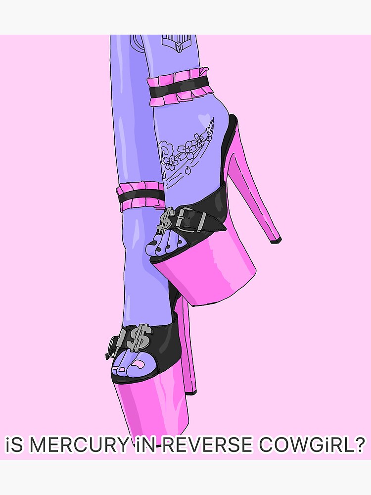 Póster «¿ESTÁ MERCURY EN VAQUERA INVERSA?» de brokenacrylics | Redbubble
