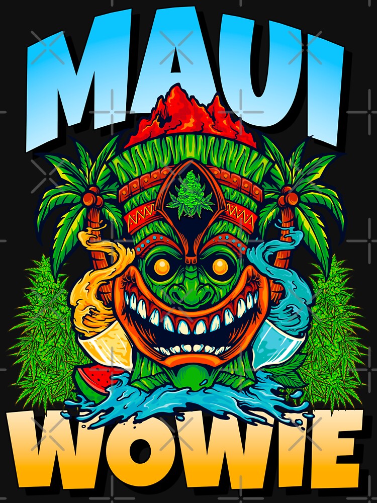"Maui Wowie (Waui) - Cannabis Marijuana Weed Strain - Stoner Art" Essential T-Shirt for Sale by ...