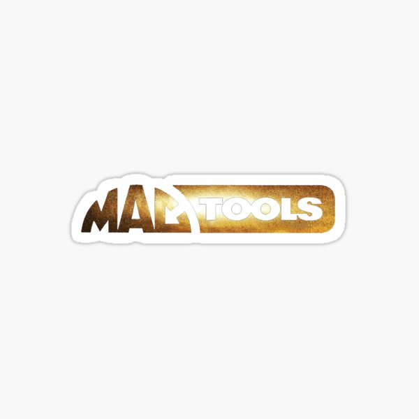"Dazzling Mac Tools Gold Design" Sticker for Sale by cimnaiaka | Redbubble