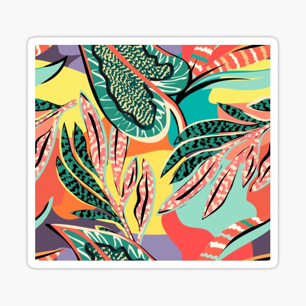 "Tropical Paradise" Sticker for Sale by EcMermaid1972 | Redbubble