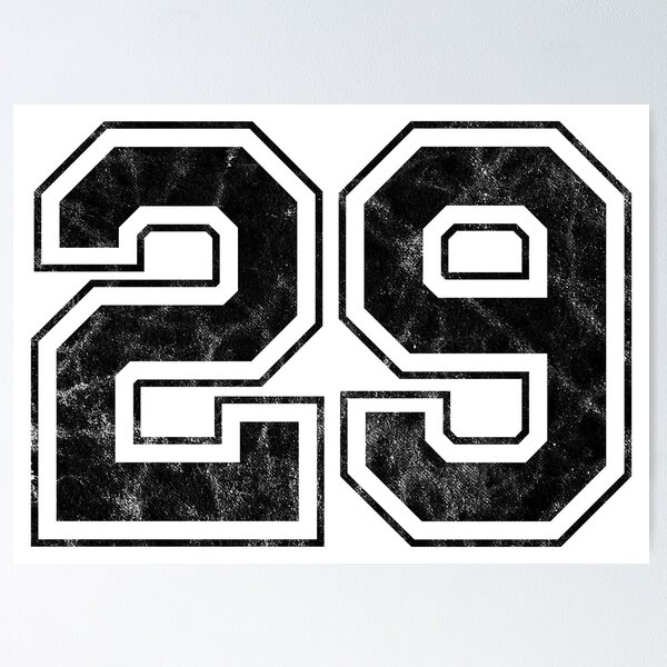 "Number 29" Poster for Sale by PaulSDesign | Redbubble