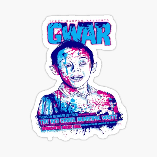 "gwar band" Sticker for Sale by kfidigj | Redbubble