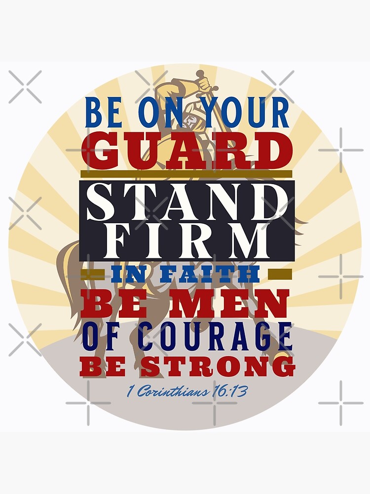 " Be on your guard " Poster for Sale by YeshuaCreations | Redbubble