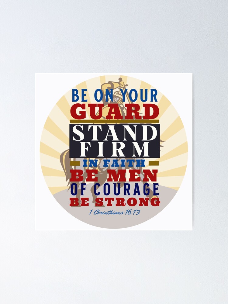 " Be on your guard " Poster for Sale by YeshuaCreations | Redbubble