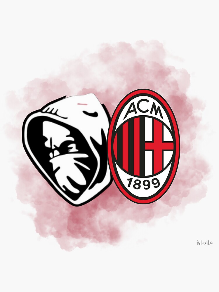 "Curva Sud Ultras AC Milan" Sticker for Sale by M-ale | Redbubble