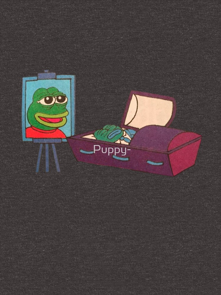 "Pepe Frog - Death of a Meme" T-shirt by Puppy- | Redbubble