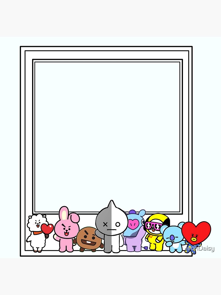 "BT21 cute babies frame" Poster for Sale by JeonDaisy | Redbubble