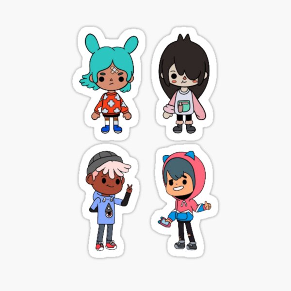 " toca boca" Sticker for Sale by roby34 | Redbubble