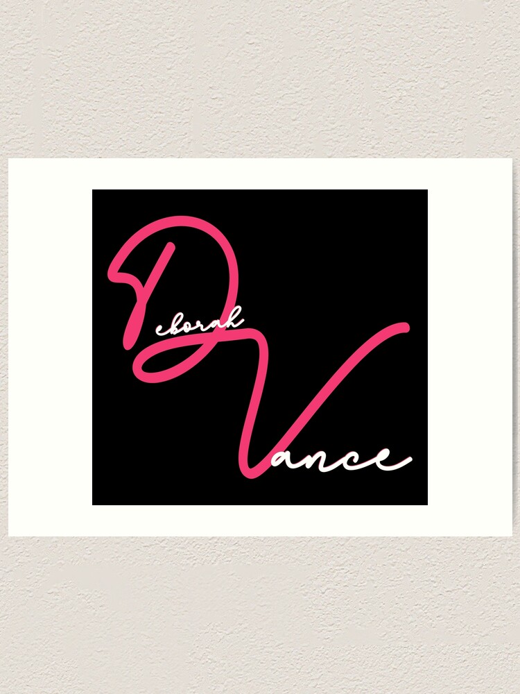 "Deborah Vance Alternative Logo" Art Print for Sale by khurst | Redbubble