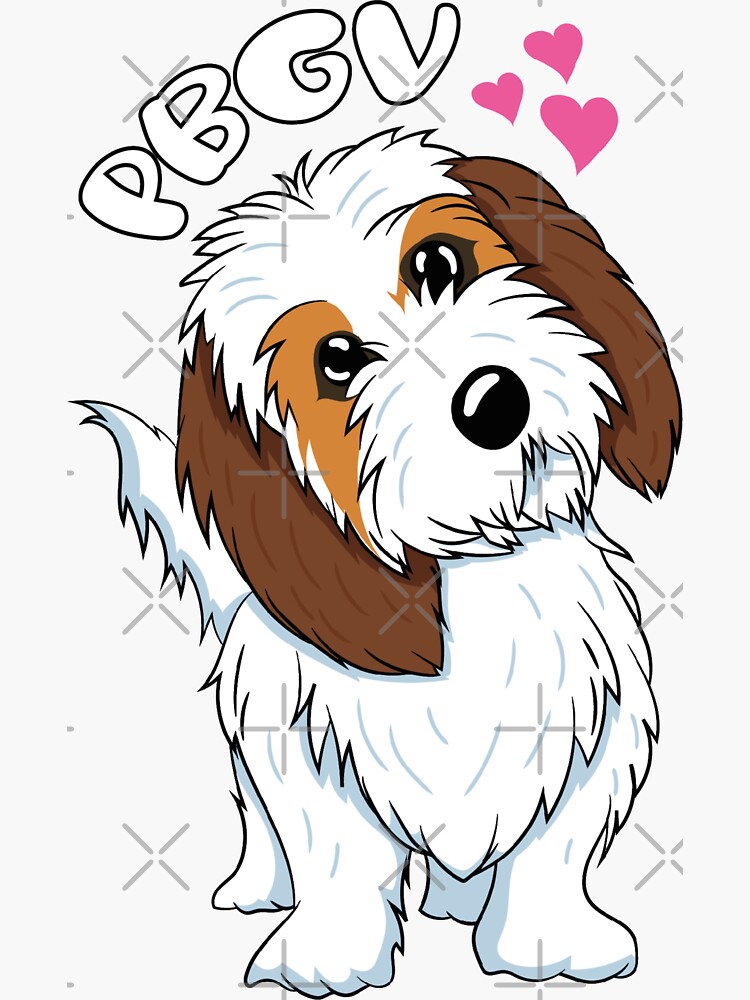 "Pbgv" Sticker for Sale by art-master1 | Redbubble