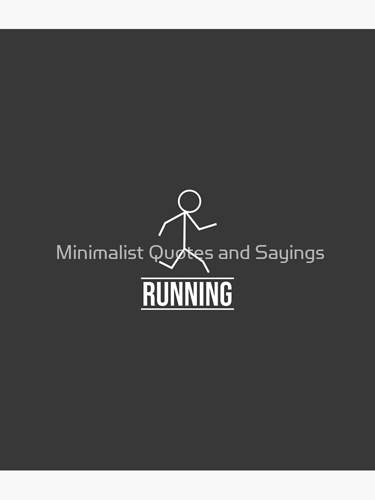 "Small Running Stick Figure" Poster for Sale by brunohurt | Redbubble
