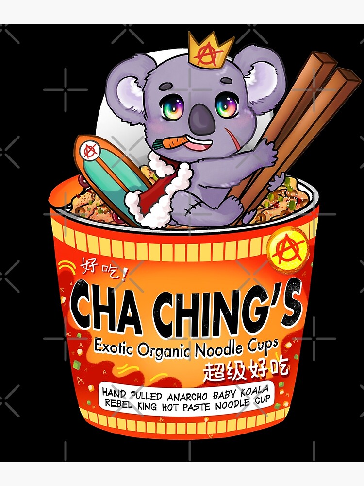 "CHA CHING'S Exotic Organic Noodle Cups Design (Anarcho Baby Koala ...