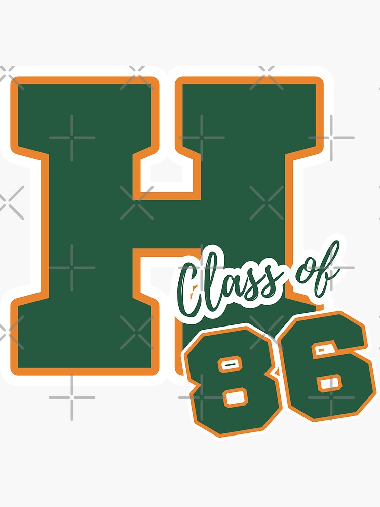 "Hawkins High Football Team Class of 86" Sticker for Sale by ...