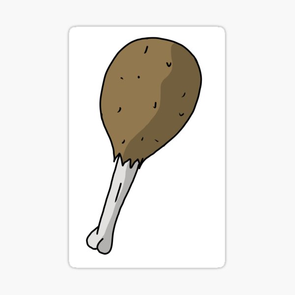"Drumstick" Sticker for Sale by Scarlet-Striker | Redbubble