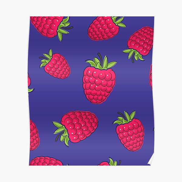 "Raspberry Design " Poster for Sale by created4Uonly | Redbubble