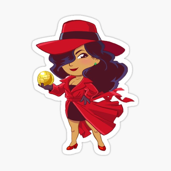 "Carmen Sandiego" Sticker for Sale by Fashion-Ciiity | Redbubble