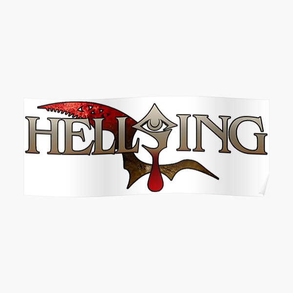 "Hellsing Logo" Poster for Sale by Jhowziin | Redbubble