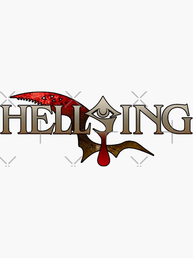 "Hellsing Logo" Sticker for Sale by Jhowziin | Redbubble