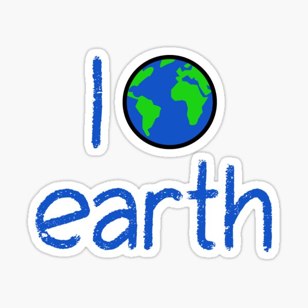 "Only One Earth Poster" Sticker for Sale by Onprime | Redbubble