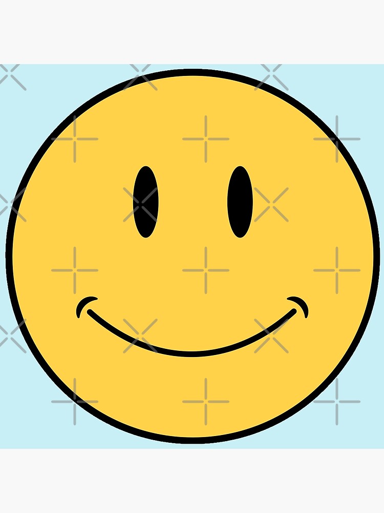"classic acid house smiley face emoji dimples" Photographic Print for ...