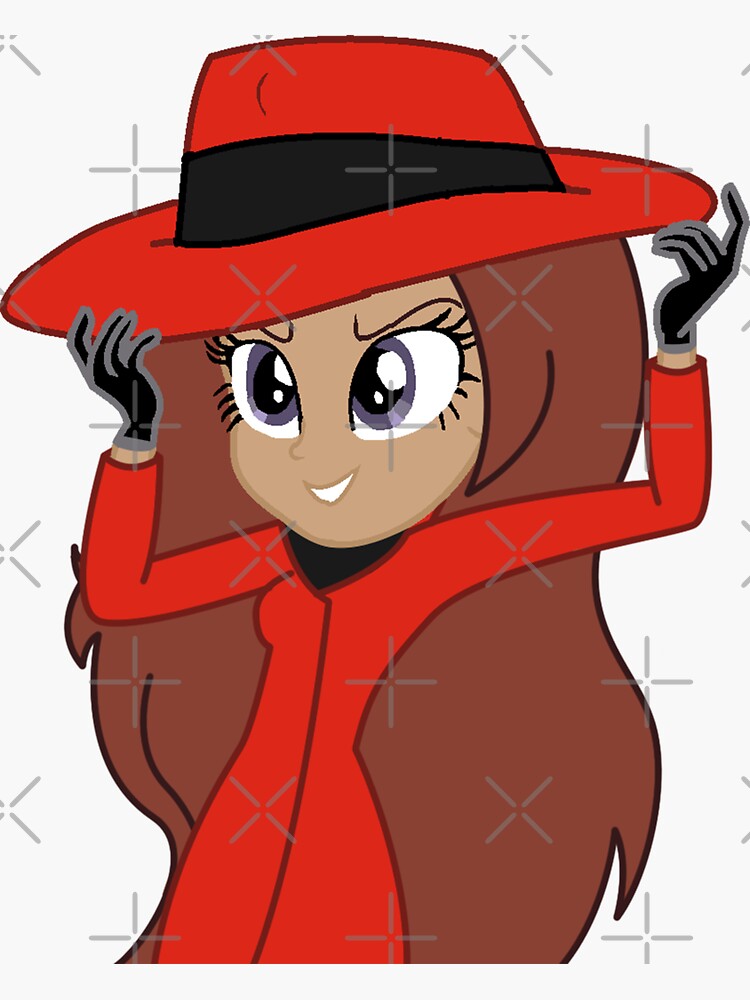 "Carmen Sandiego" Sticker for Sale by Fashion-Ciiity | Redbubble