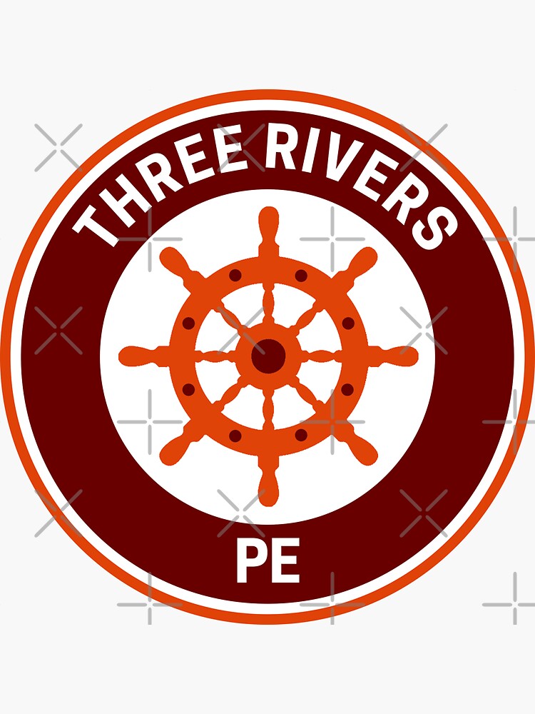 "Vintage Three Rivers Prince Edward Island" Sticker for Sale by ...