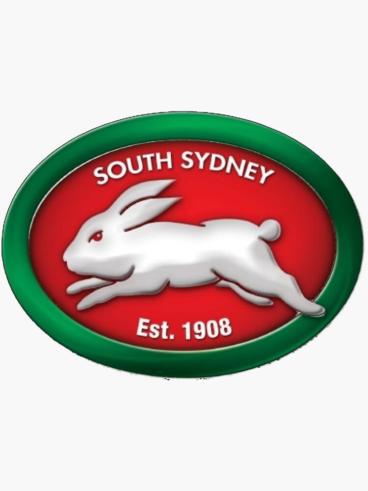 "South sydney rabbitohs South sydney rabbitohs" Sticker by World-sport ...