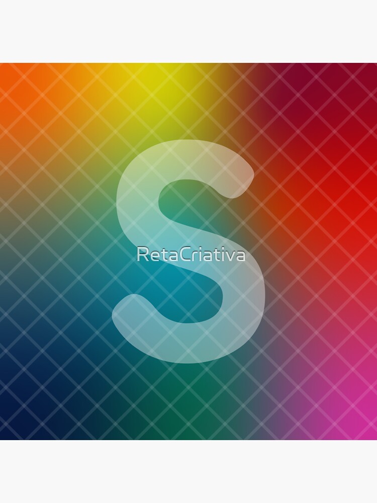 "S Modern lettern Type Pattern " Sticker for Sale by RetaCriativa ...