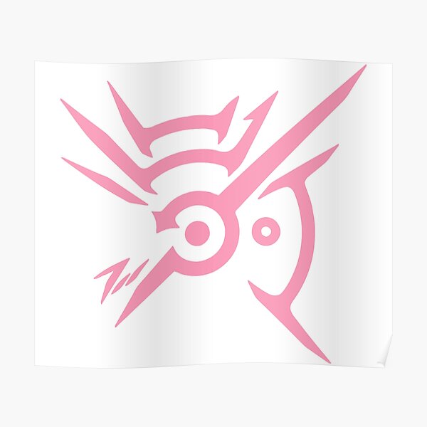 "Mark of the Outsider - [PINK]" Poster by PinkFiend | Redbubble