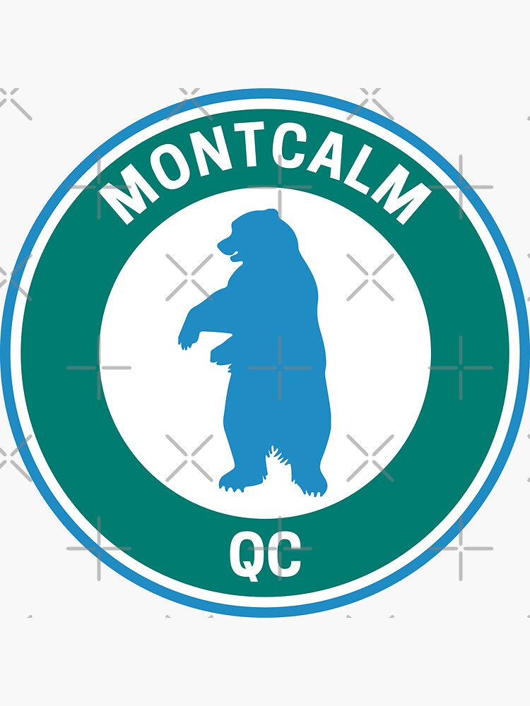 "Vintage Montcalm Quebec" Sticker for Sale by fearcity | Redbubble