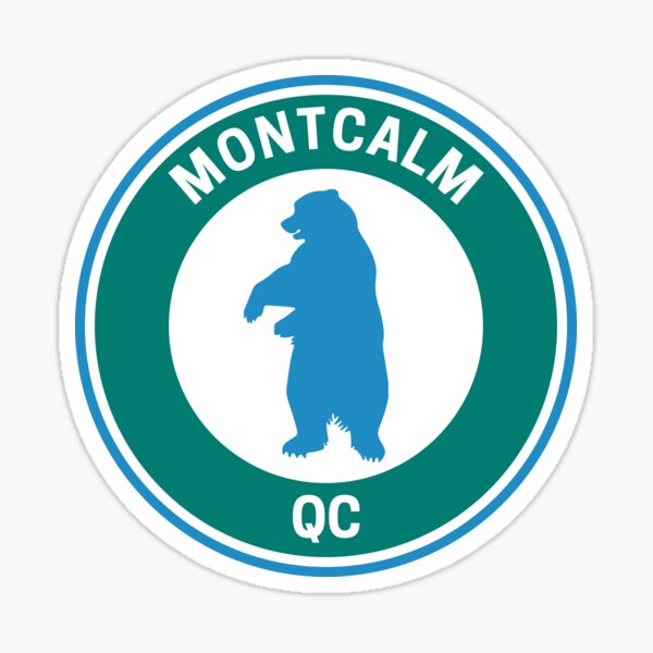 "Vintage Montcalm Quebec" Sticker for Sale by fearcity | Redbubble