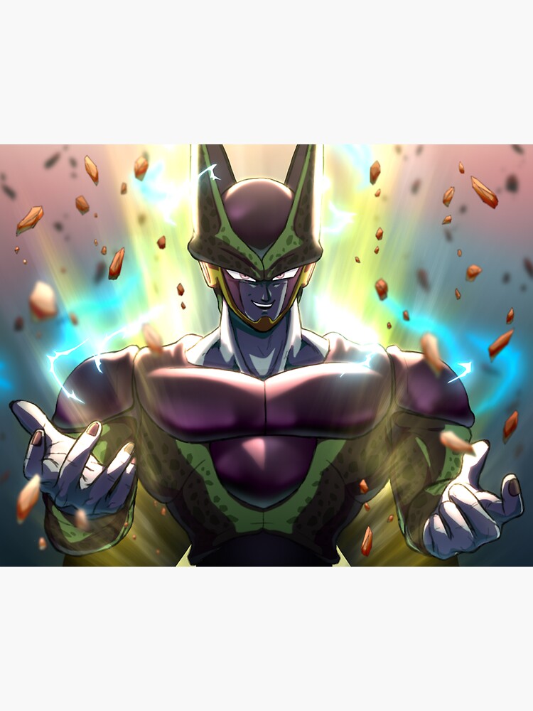 "PERFECT CELL" Sticker for Sale by Pea-bean | Redbubble