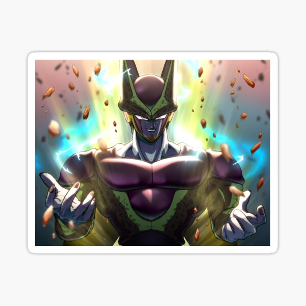 "PERFECT CELL" Sticker for Sale by Pea-bean | Redbubble