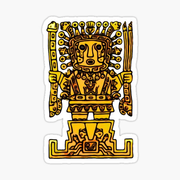 "viracocha" Sticker for Sale by mimo-art | Redbubble