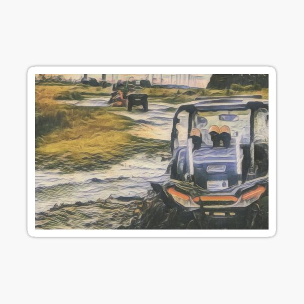 "Countey Side by side " Sticker by TwoTrail | Redbubble