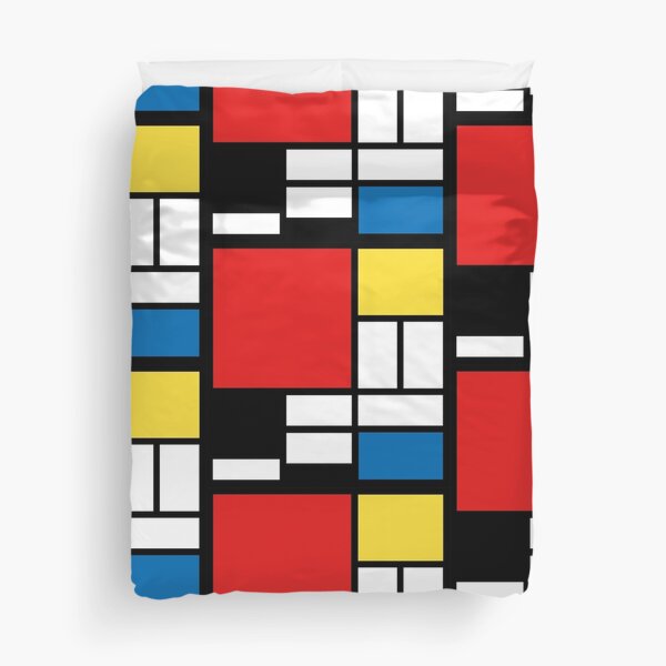 "My Mondrian" Duvet Cover by carolinavolo | Redbubble
