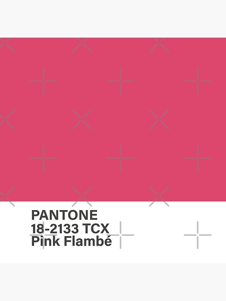"pantone 18-2133 TCX Pink Flambé, Pink Flambe" Art Print for Sale by ...