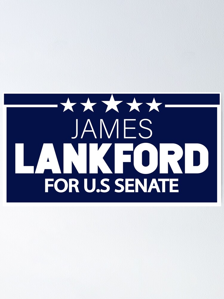 "Vote James Lankford Oklahoma Senator - Re-elect James Lankford Sticker ...