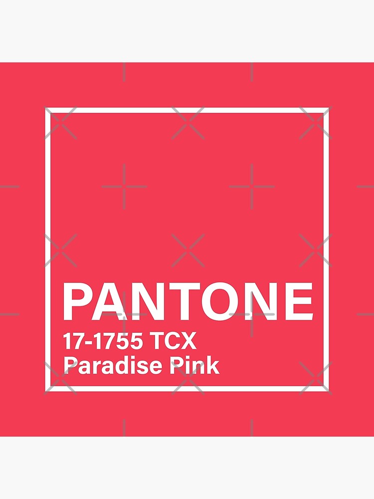 "pantone 17-1755 TCX Paradise Pink" Poster for Sale by princessmi-com ...