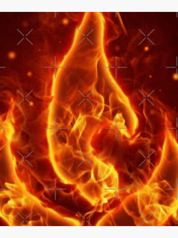 "Red hot rod flame burning " Poster for Sale by Golido | Redbubble