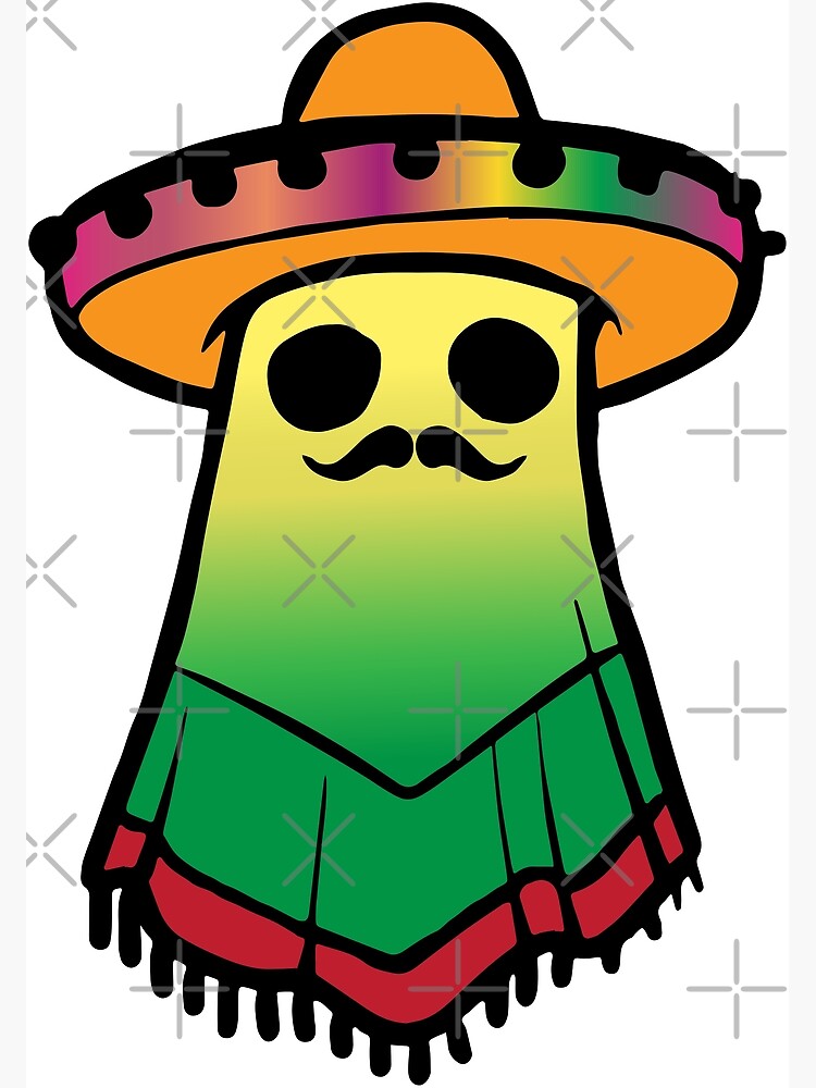 "cinco de mayo ghost, funny mexican" Poster for Sale by TATSANDARTS ...