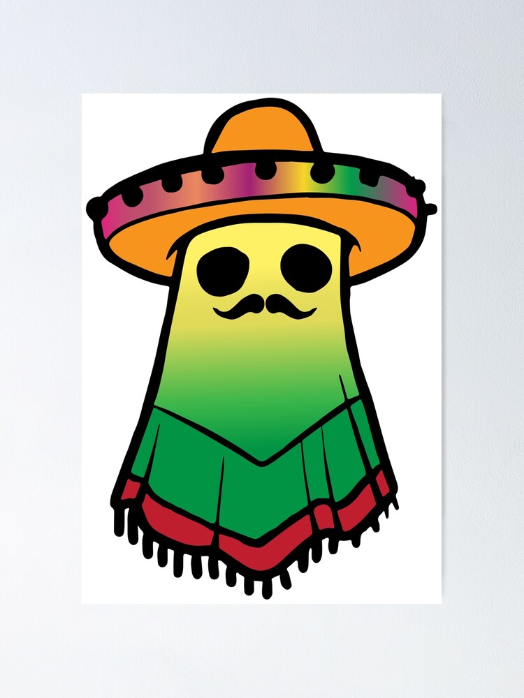 "cinco de mayo ghost, funny mexican" Poster for Sale by TATSANDARTS ...