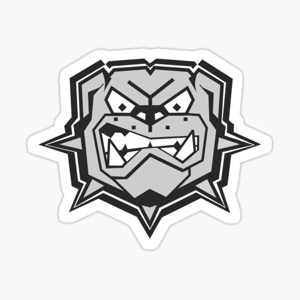 "Bulldog logo " Sticker for Sale by Ephesians210 | Redbubble
