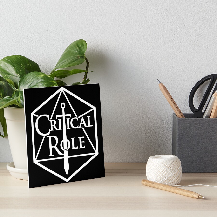"Critical Role Logo" Art Board Print by AceLlama | Redbubble