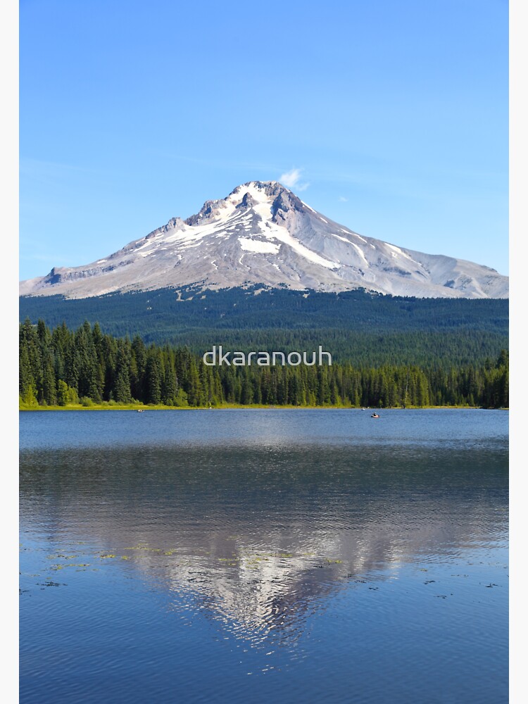 "Mount Hood" Sticker by dkaranouh | Redbubble