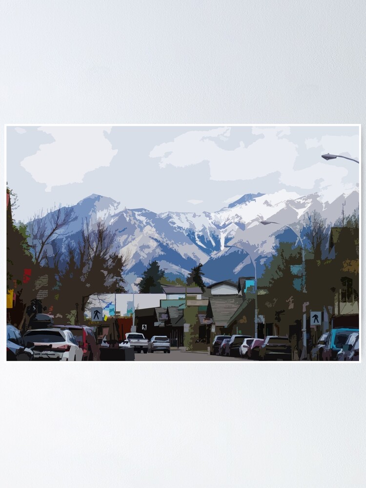 "Jasper, Alberta - Rocky Mountain View" Poster for Sale by NaturePrints ...